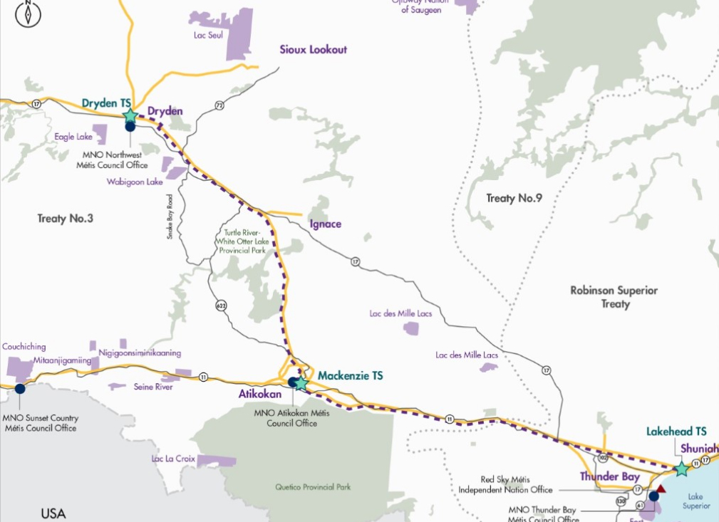 Waasigan Transmission Line Project | Hydro One